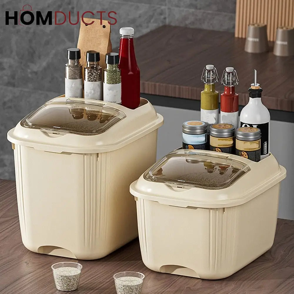 10kg Moisture-proof Sealed Rice Container – Homducts