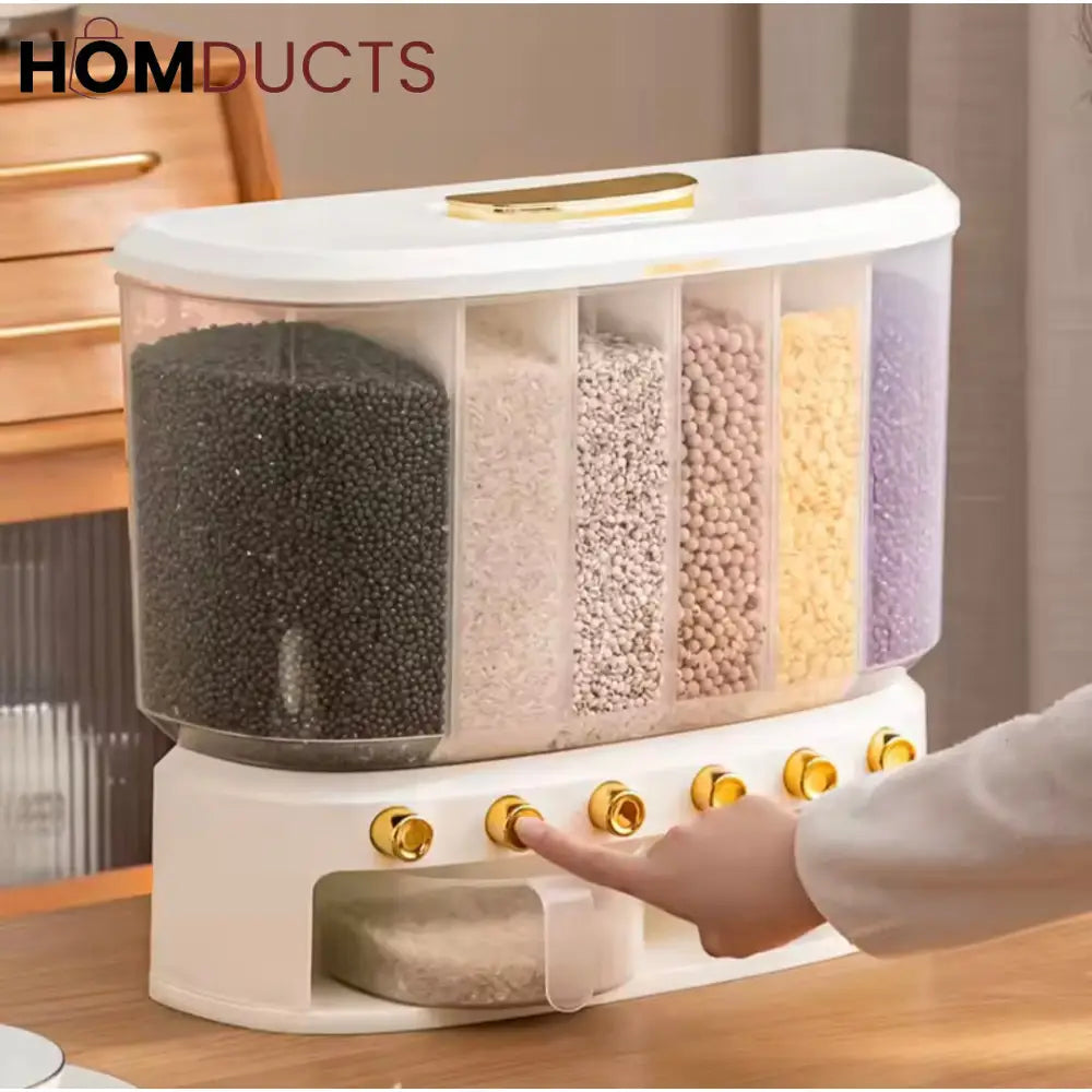 10kg Wall Mounted Sealed Luxury Rice And Lentils Dispenser – Homducts