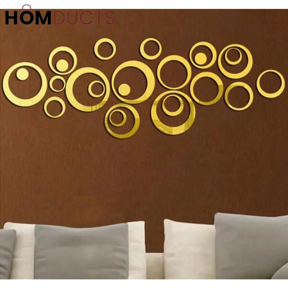 24pcs Acrylic 3d Mirror Stickers – Homducts