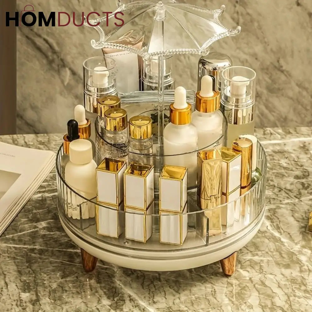 360 Rotating Cosmetic Storage Organizer – Homducts