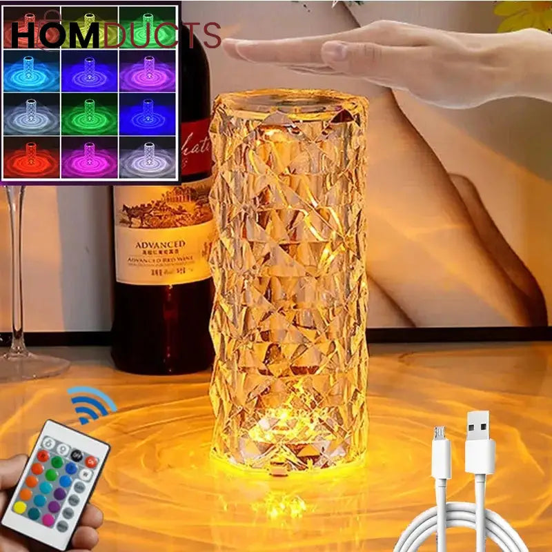 3d Diamond Touch Lamp (16 colors) – Homducts