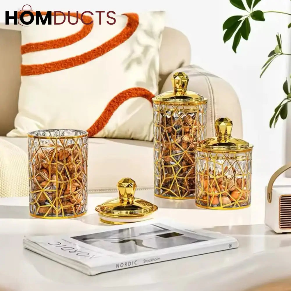 3Pcs Luxury Jars Set – Homducts