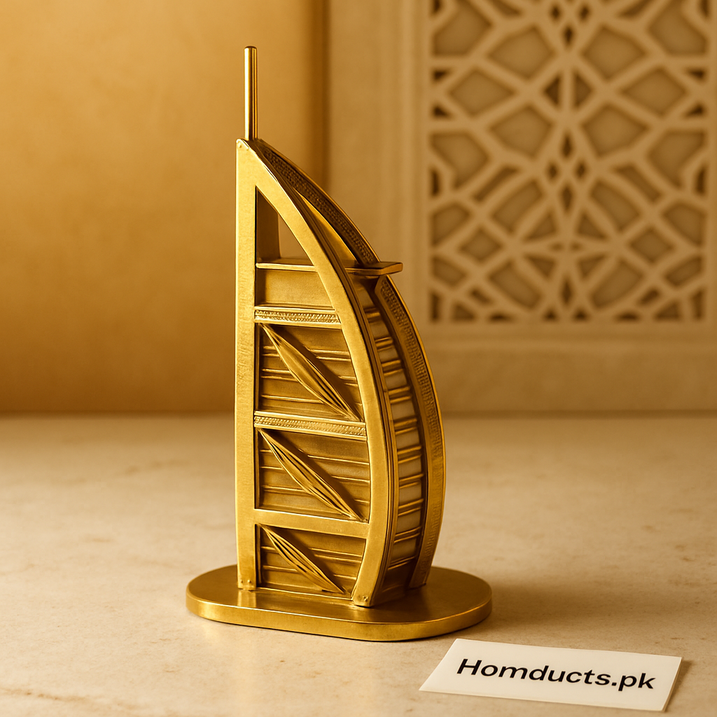 Golden Burj Al Arab Miniature – Premium Dubai Landmark Home Décor ...