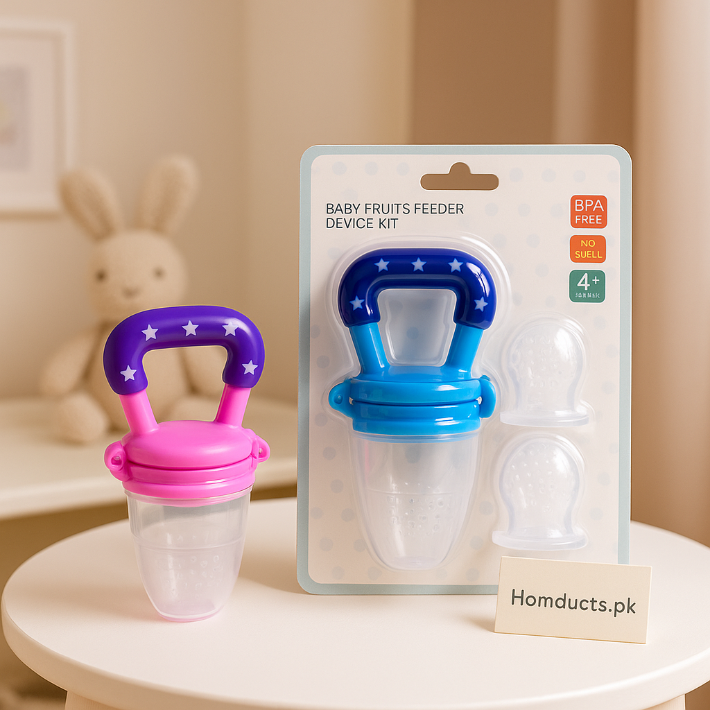 Premium Baby Fruit Feeder Pacifier – Safe BPA-Free Fresh Food Nibbler ...