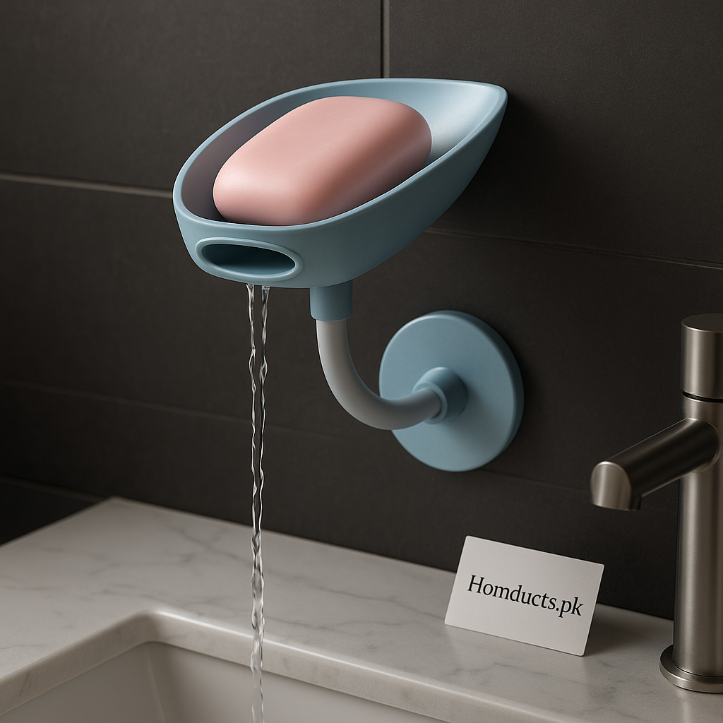 Premium Wall-Mounted Water-Draining Soap Holder – Anti-Slip, Quick-Dry ...
