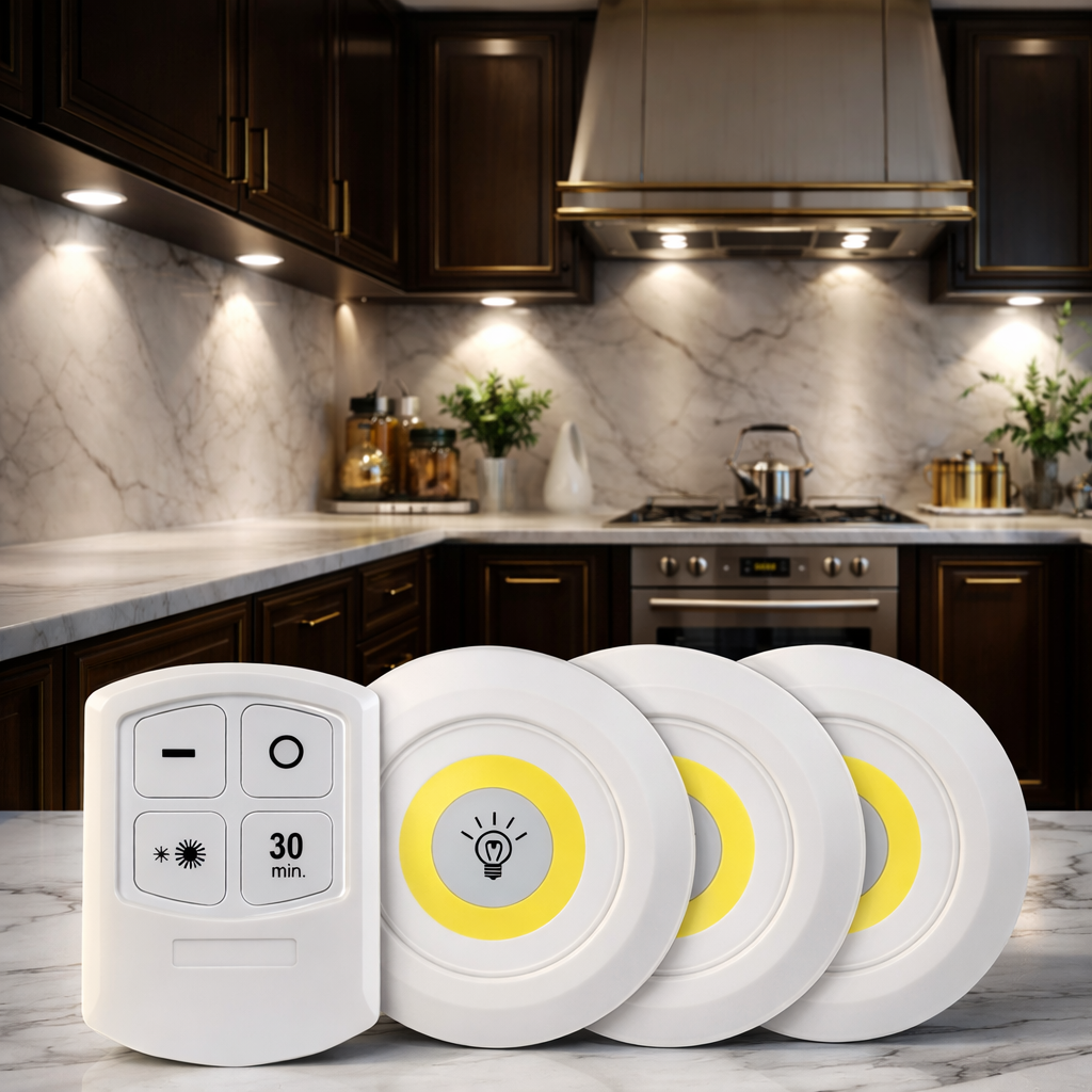 Tap LED Light With Remote Control – Homducts