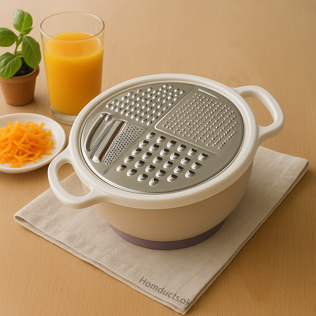 Premium Multi-Functional Grater with Storage Bowl & Lid – Homducts