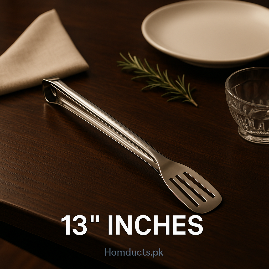 Premium 13-Inch Stainless Steel Serving Tong – Durable & Heat-Resistan ...
