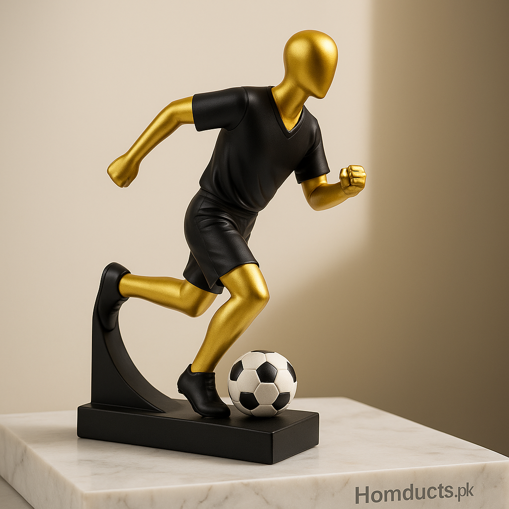Luxury Golden Football Player Trophy – Premium Sports Award Figurine ...
