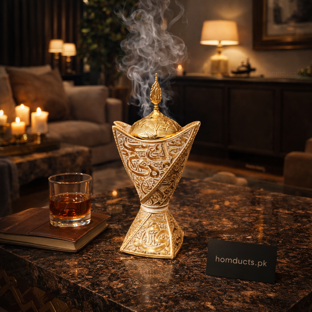 Luxury Arabic Calligraphy Bakhoor Burner – Premium Porcelain Luban Inc ...