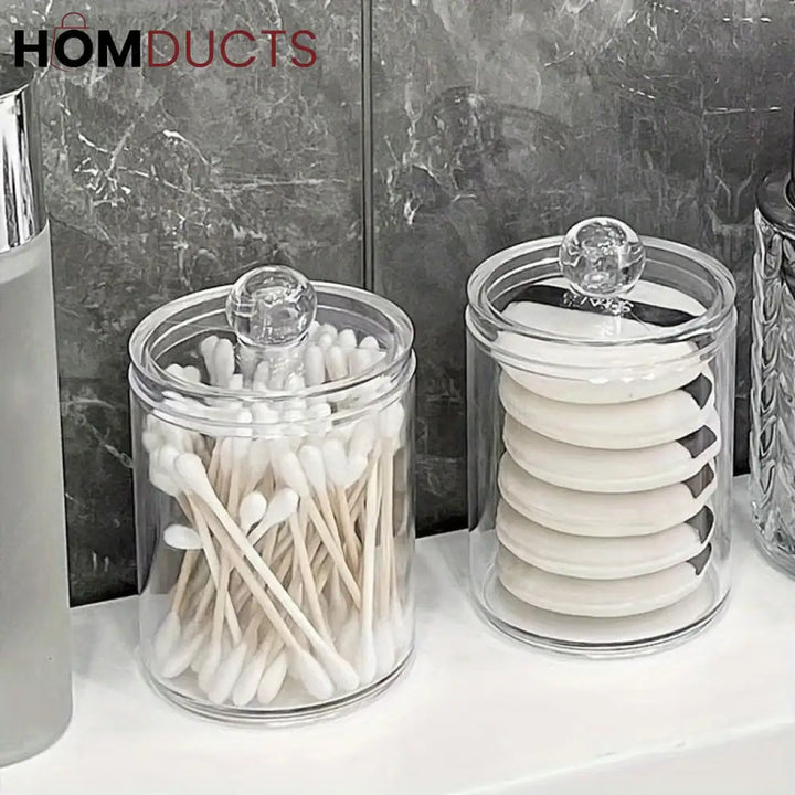 Acrylic Cotton Swab Holder – Homducts