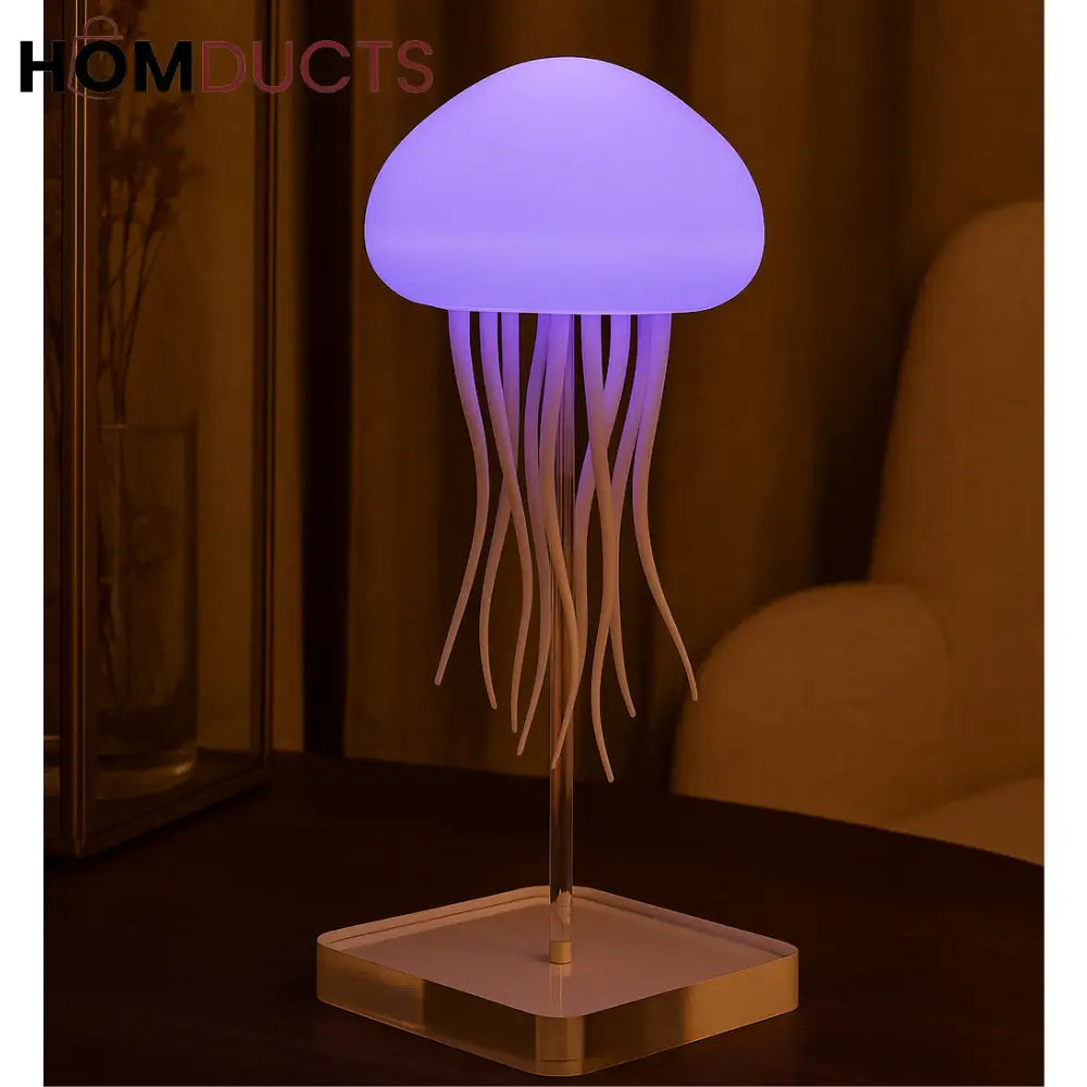 Aesthetic LED Jellyfish Night Light Lamp – Homducts