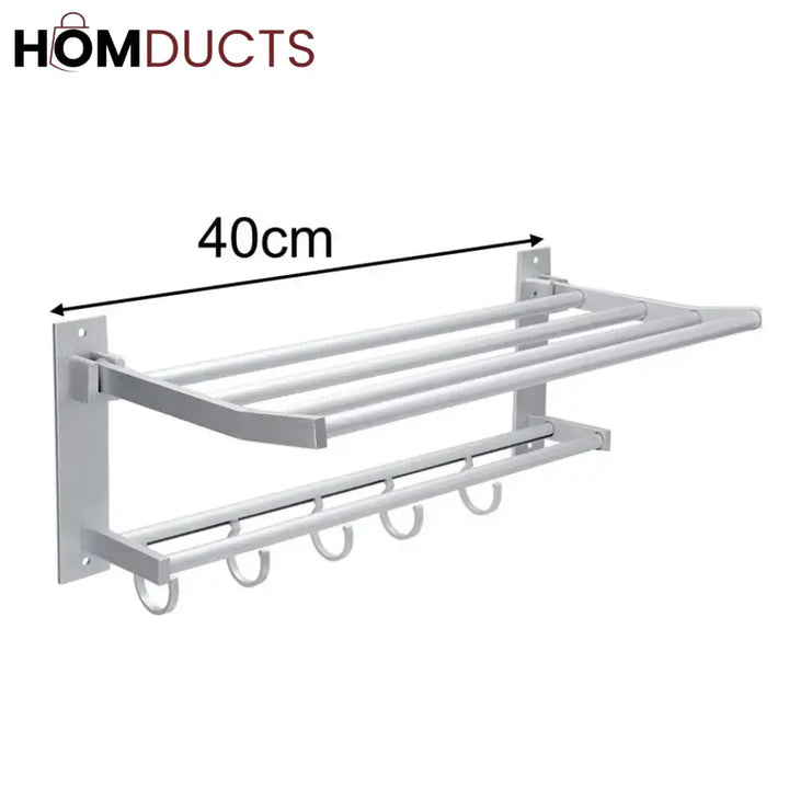 Aluminium Double Towel Rack – Homducts