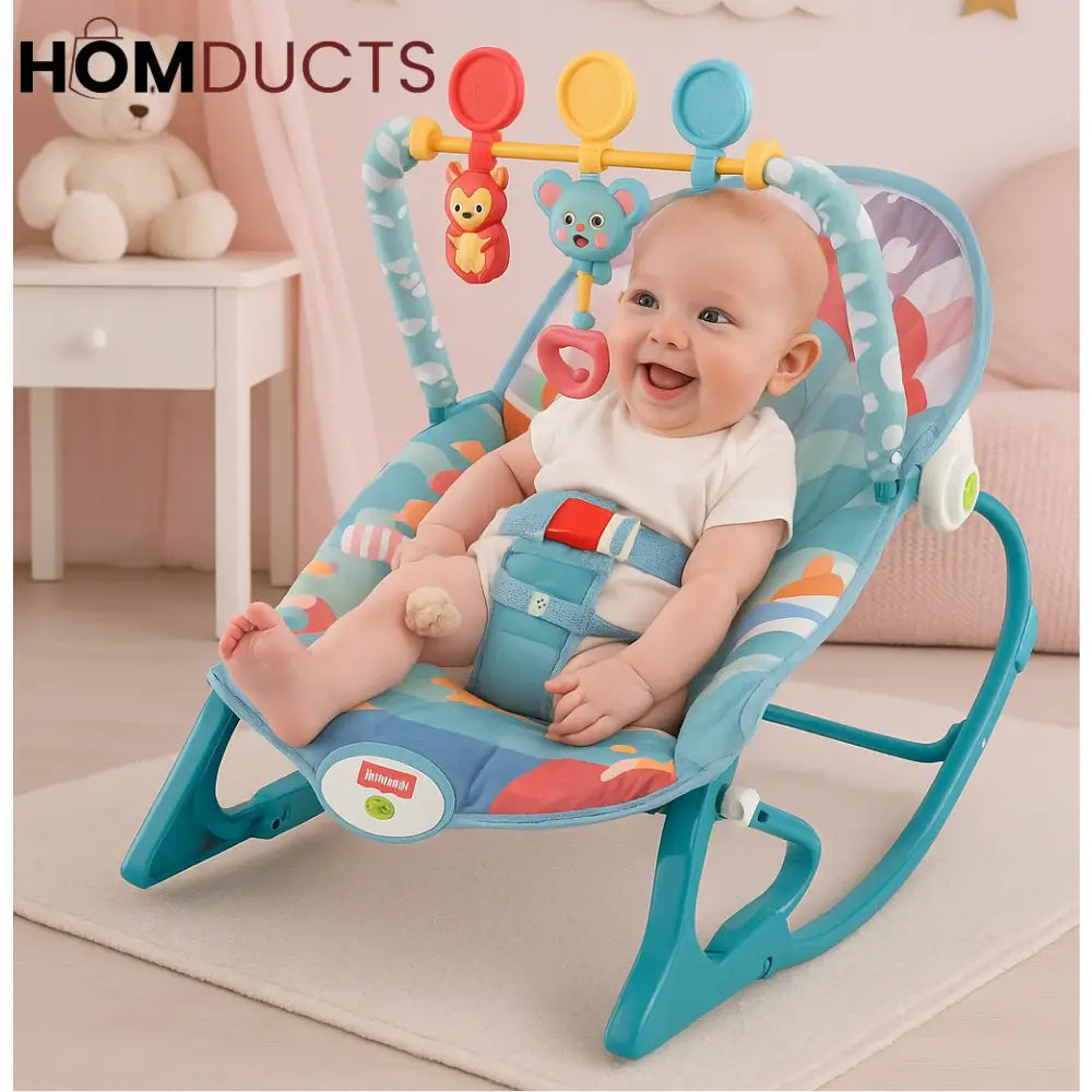 Baby Rocker – Soothing Seat with Toy Bar – Homducts