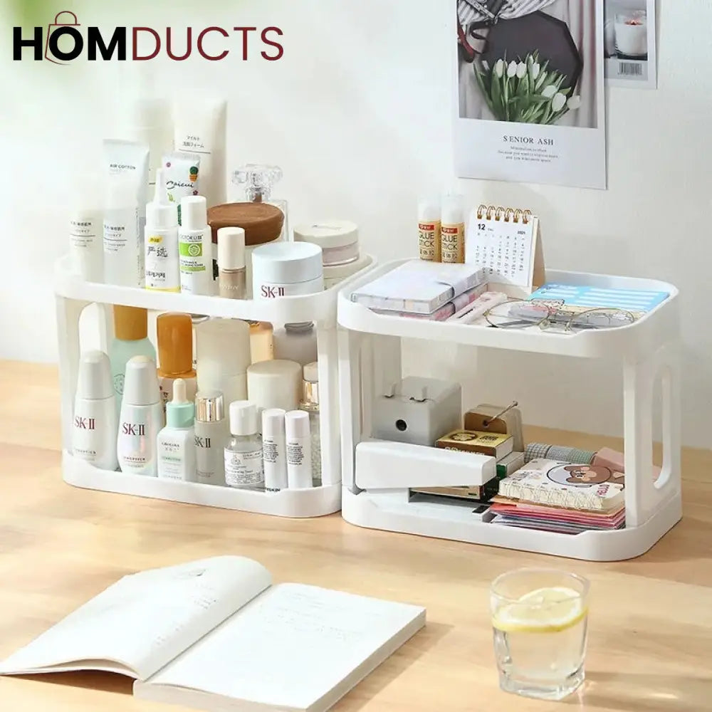 Desktop Double Layer Storage Rack – Homducts