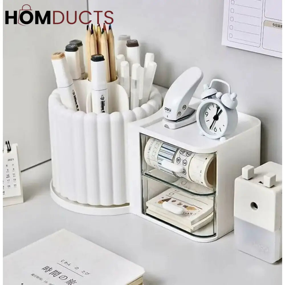Desktop Rotating Stationery Holder – Homducts