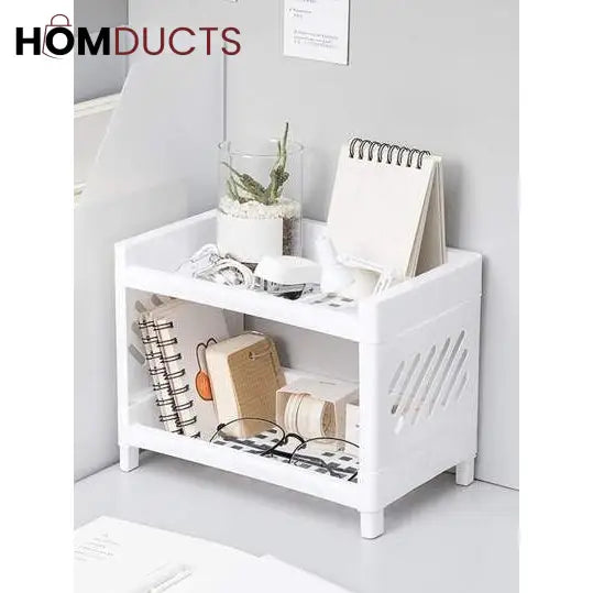 Double Layer Desktop Shelf – Homducts