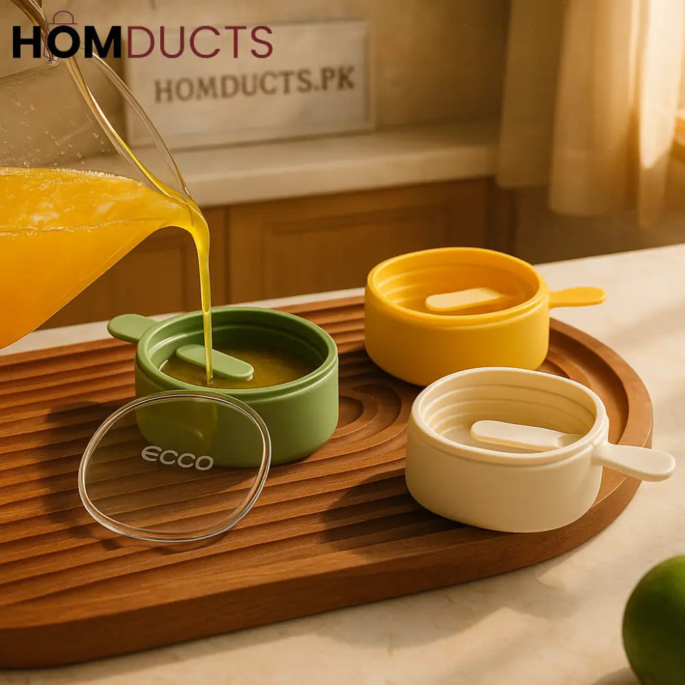 Ecoco Silicone Ice Lolly Molds with Sealing Lid – Fruit-Shaped Popsicl ...