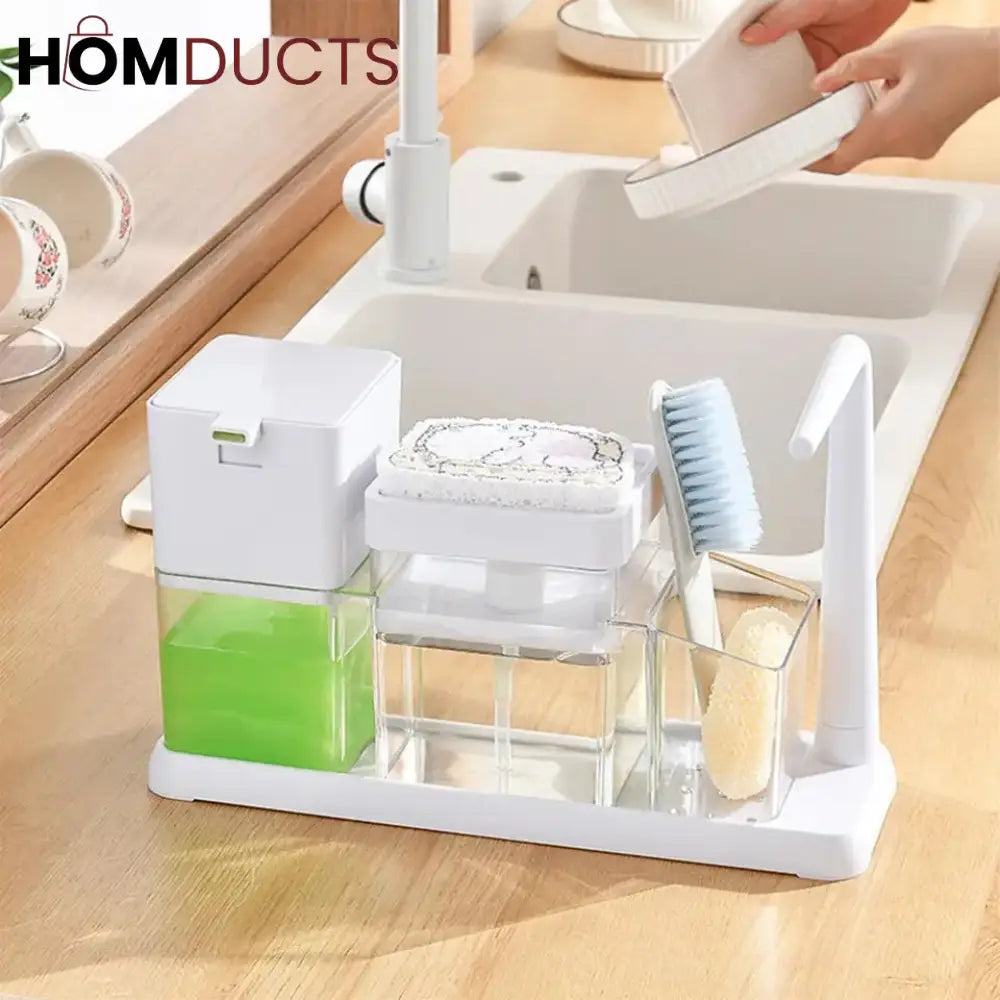Kitchen Caddy With Hand Wash Dispenser – Homducts