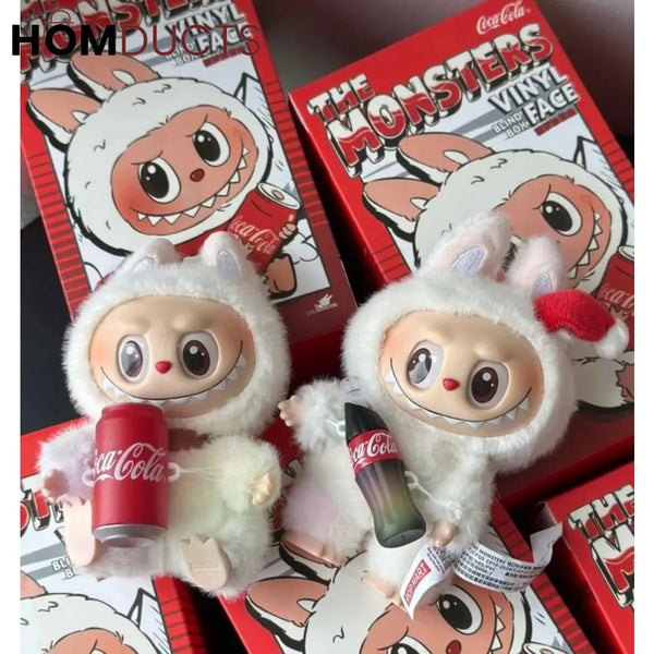 Labubu Coca-Cola Edition Plush Collectible Set – Bottle & Can Version ...
