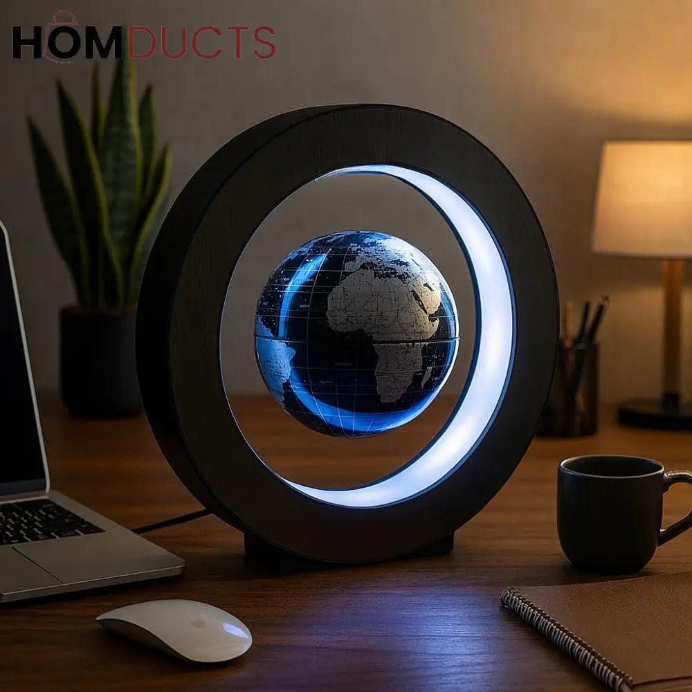 Levitating LED Magnetic Globe – Floating World Map Desk Decor – Homducts