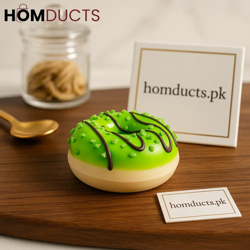 Luxury Green Donut Fridge Magnet – Decorative Kitchen Accessory – Homducts
