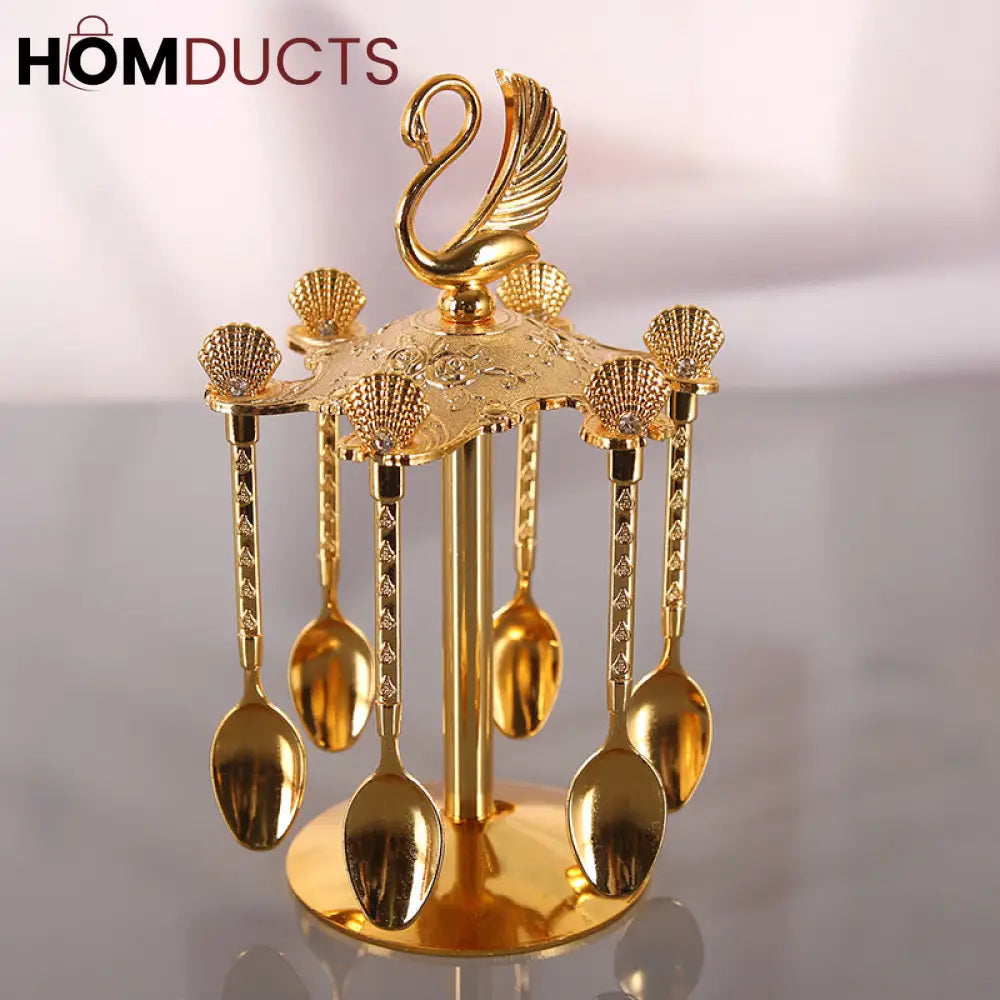 Luxury spoon Set With Stand – Homducts