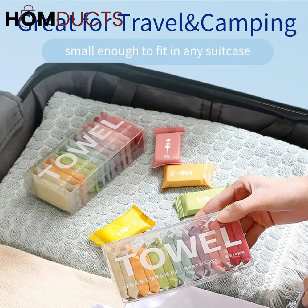 Mini Compressed Magic Towels – Portable Expanding Disposable Face Towe ...