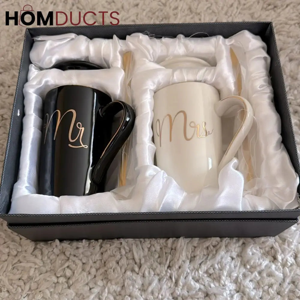 Mr And Mrs Mug Set Gift Box – Homducts
