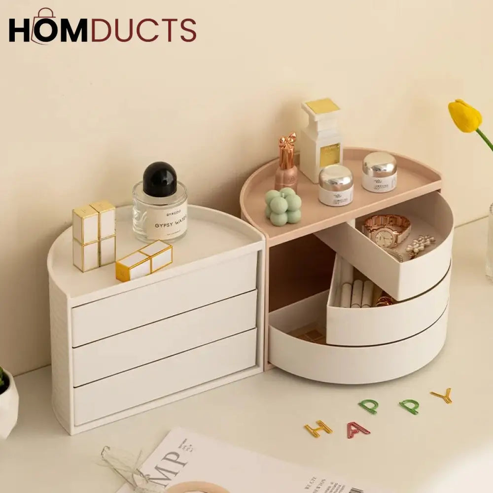 Multifunctional Rotatable Dressing Table Organizer – Homducts