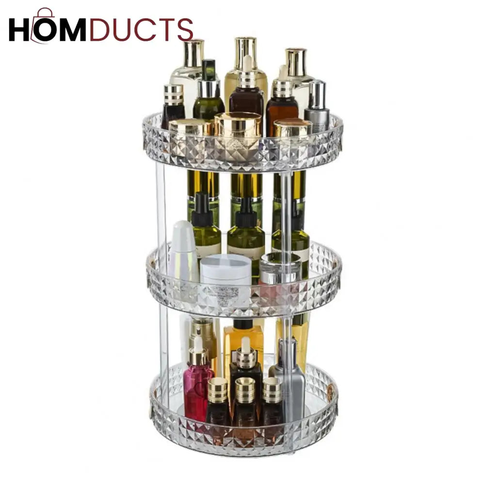 Rotating Diamond Cut 3 layer Rotating Organizer – Homducts