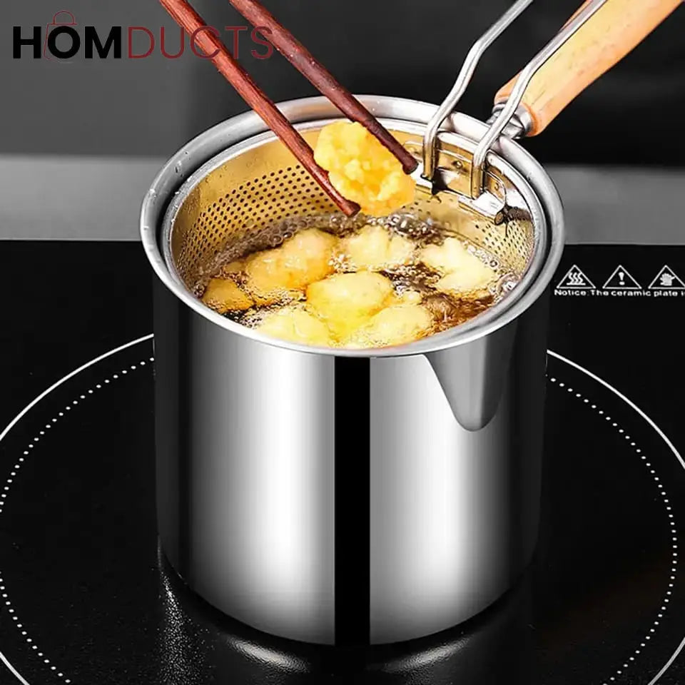 Stainless Steel Deep Frying Pot – Homducts