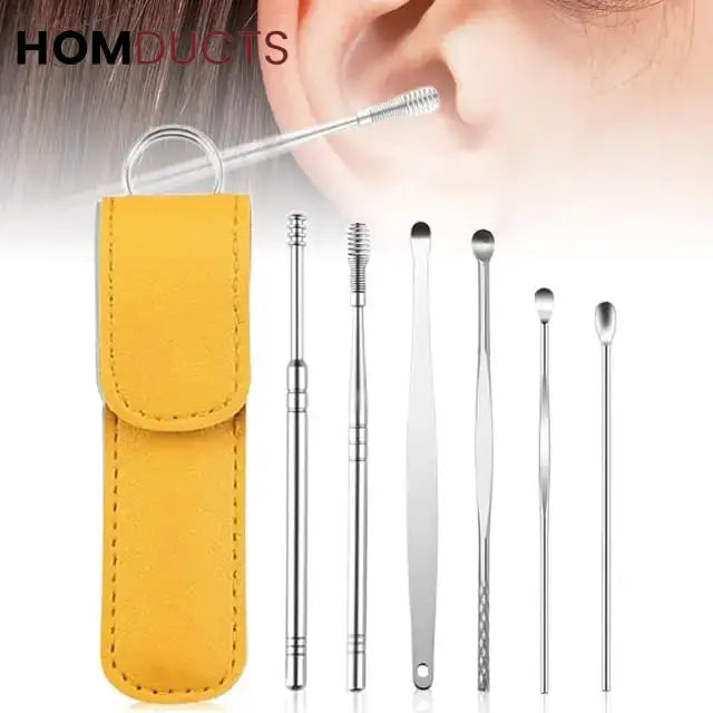 Stainless Steel Ear Pick Set (6pcs) – Homducts