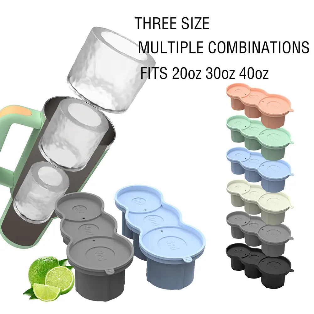 Stanley Ice Cube Tray with Stainless Steel Tong – Easy-Release Silicon ...