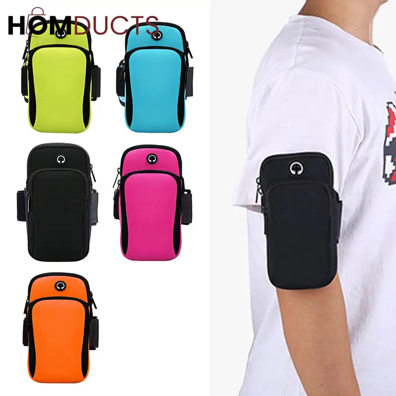Waterproof Sports Arm Bag With Headset Hole – Homducts